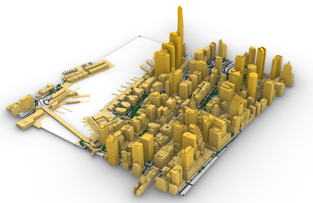 Sydney CBD Context Map City Samples